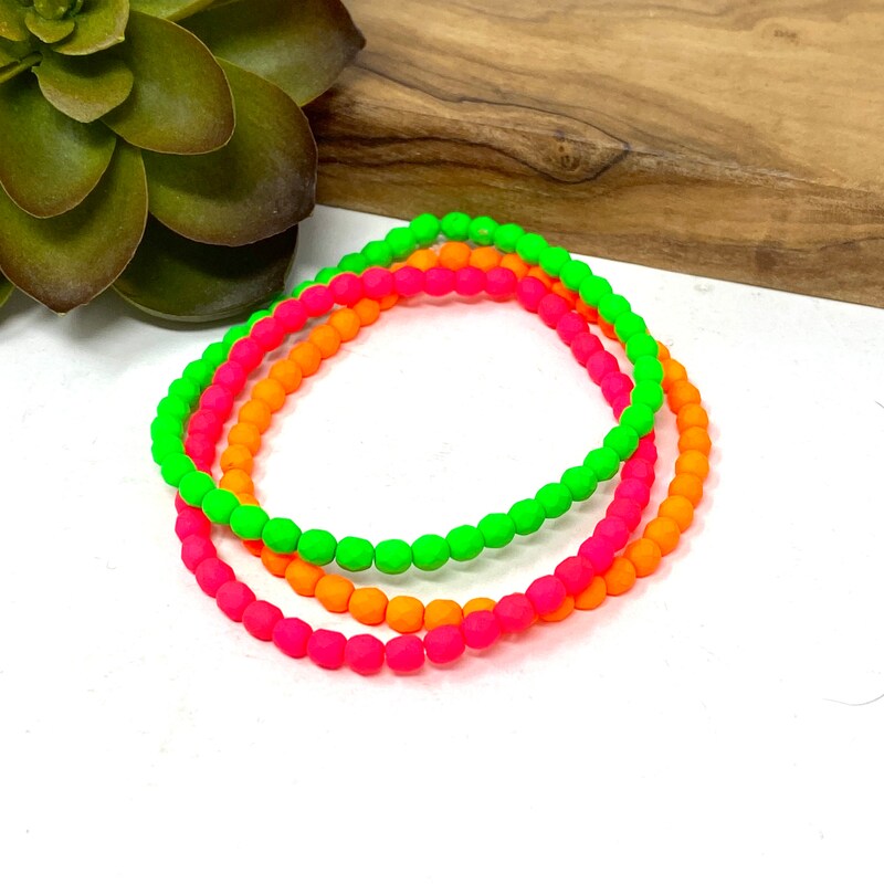 Neon Bracelet - Etsy