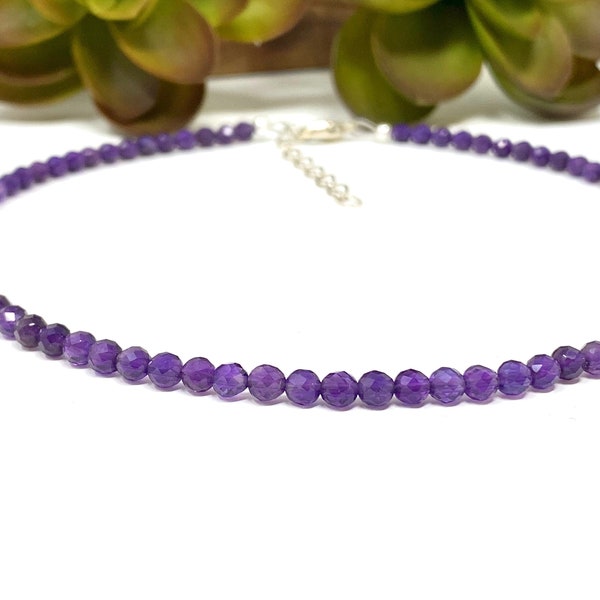 Amethyst Choker - Etsy