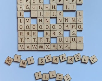 Mini Scrabble Tiles - Etsy