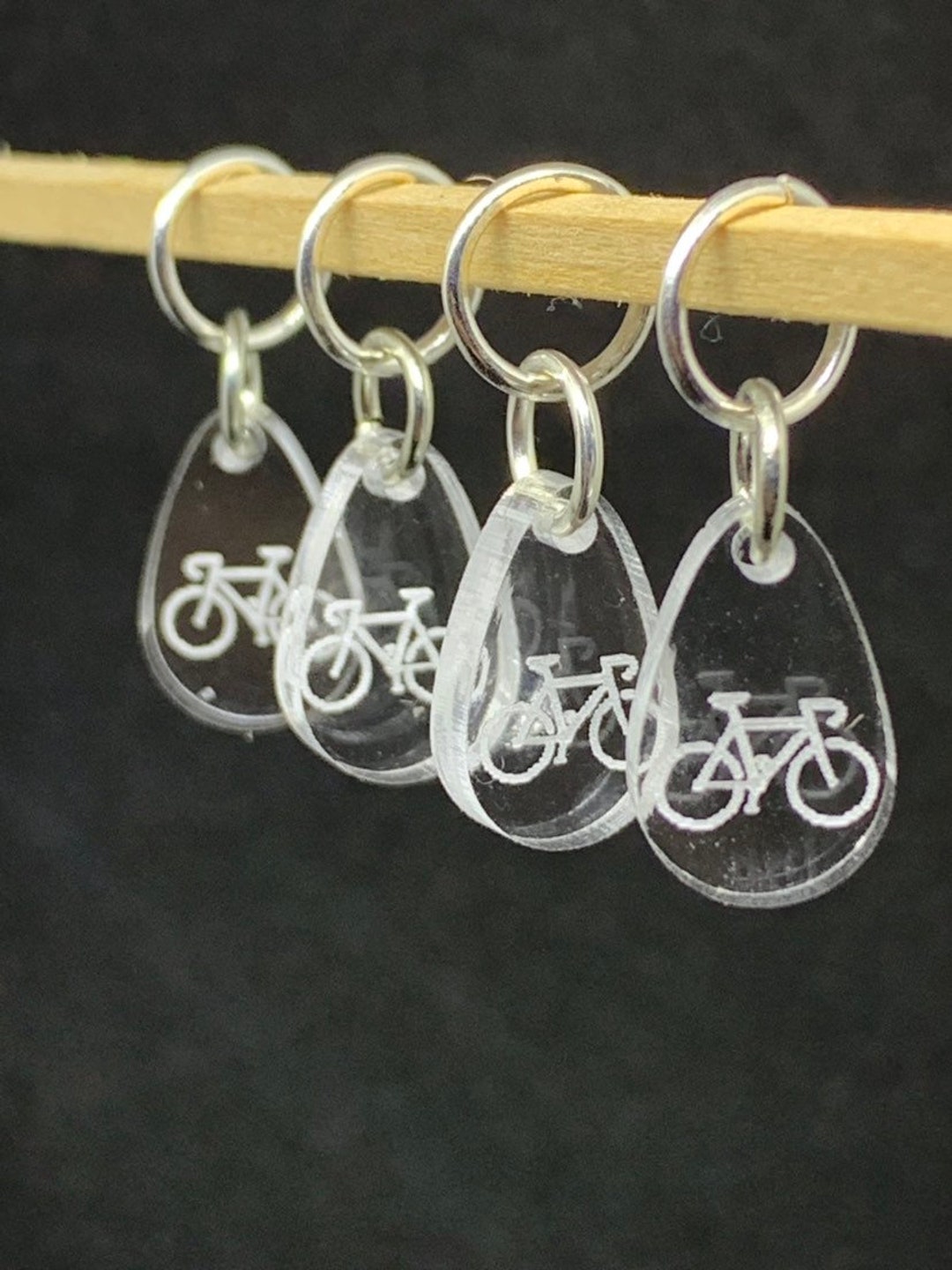 Bicycle Stitch Markers - Etsy