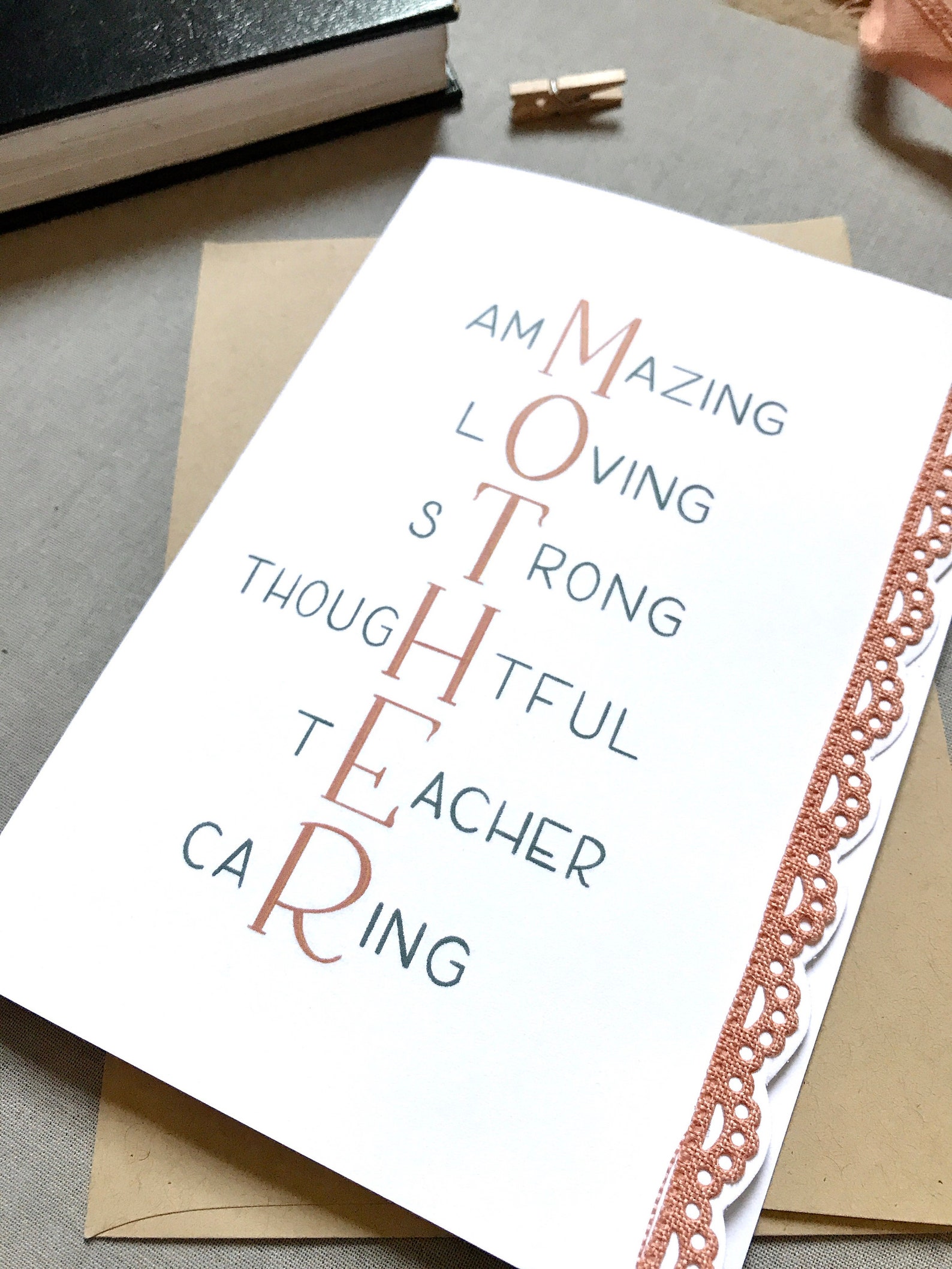 Mother s Day Acronym Card Etsy Mother s Day Acronym Card Etsy