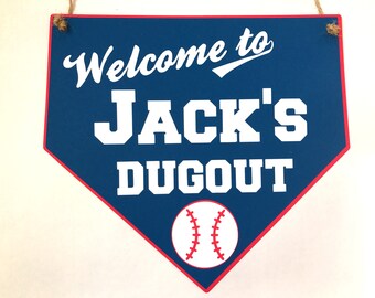 Baseball Welcome Sign - Etsy