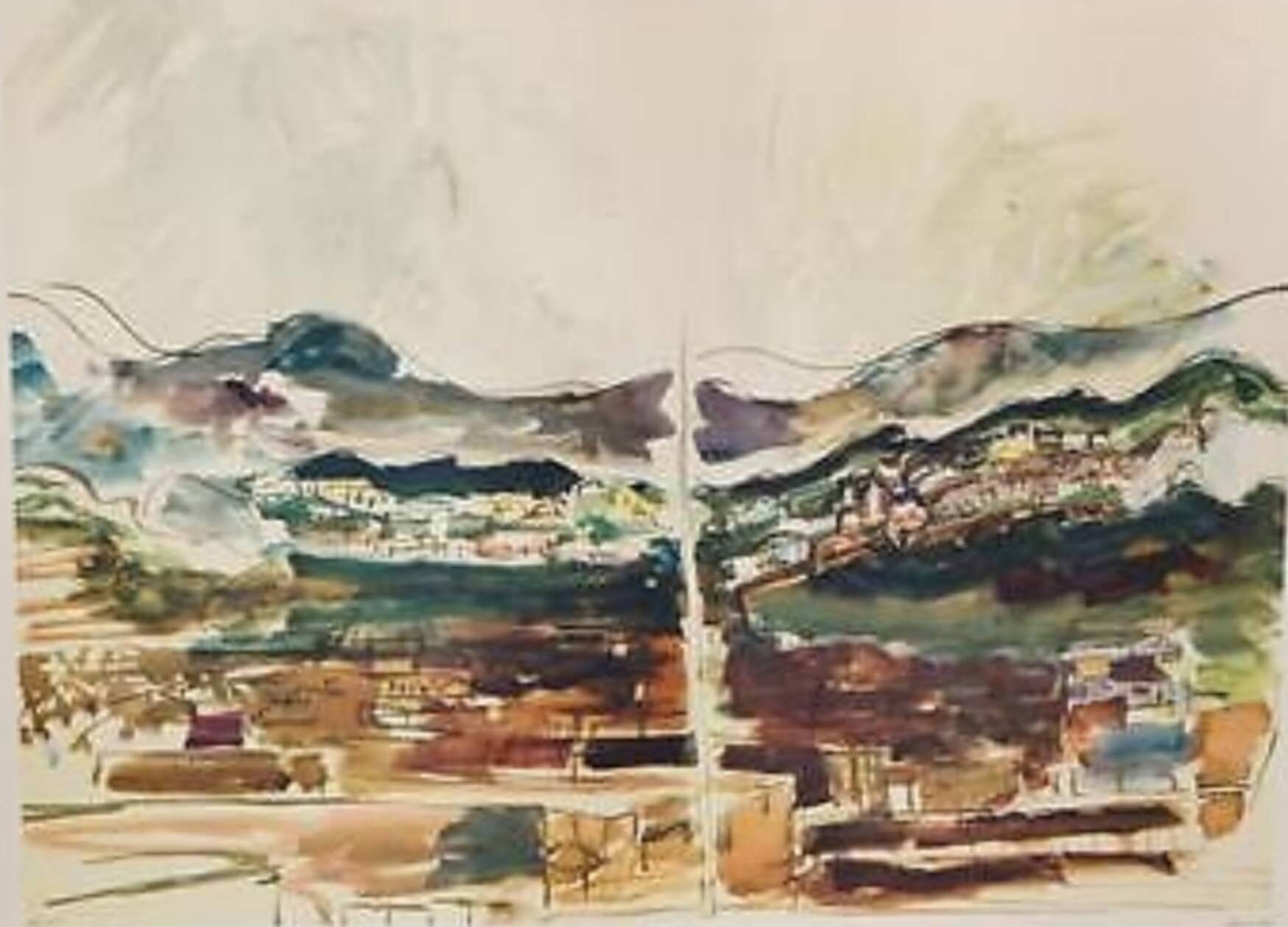 Joseph Zaritsky Tel Aviv 1936 Original Lithograph | Museum Vintage ...