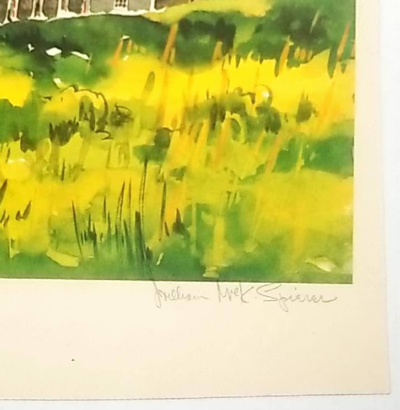 William Mck Spierer Sleepy Hollow 1949 Original Lithograph - Etsy