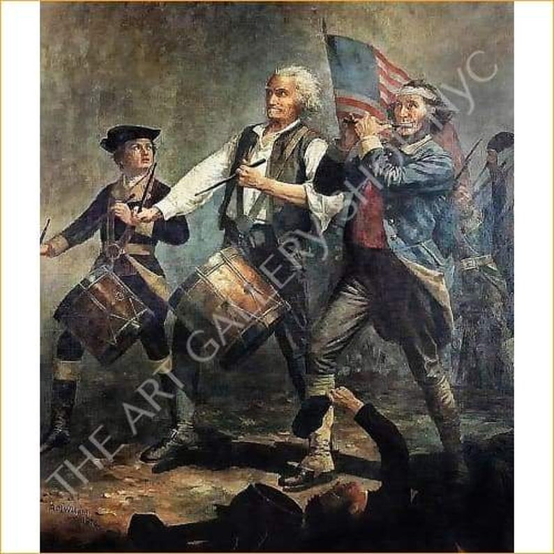 Archibald Willard Spirit Of 76 1876 Vintage Lithograph | Etsy