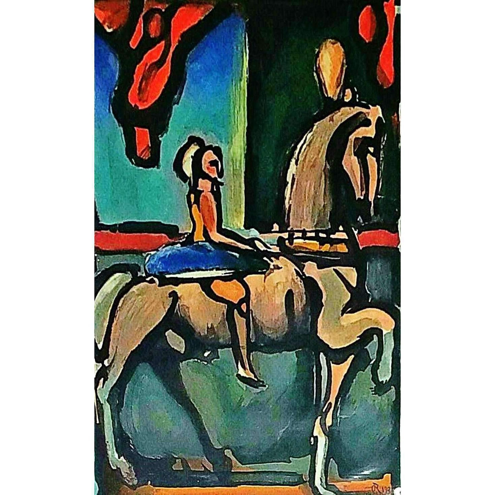 Georges Rouault Equestrienne 1934 Original Etching - Etsy