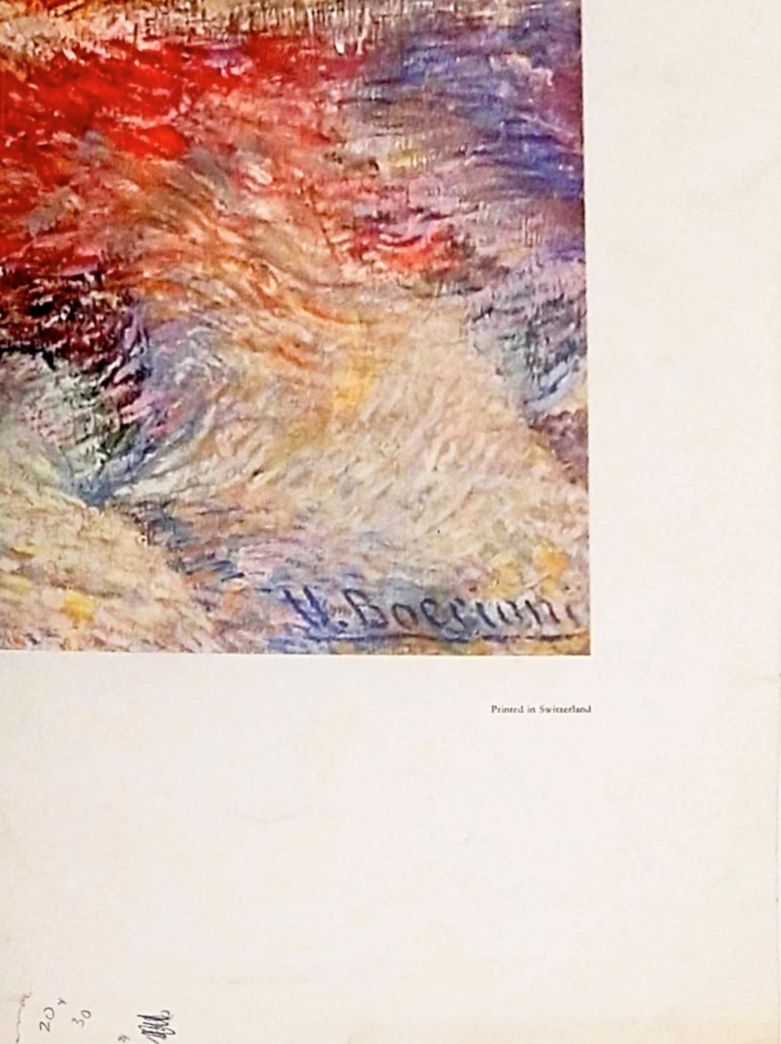 Umberto Boccioni The City Rises 1910 Vintage Heliogravure | Etsy