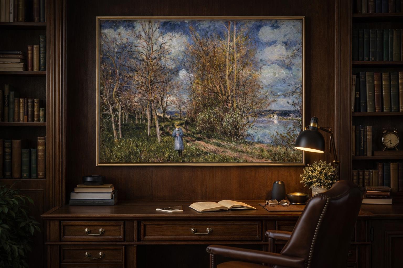 Alfred Sisley Impressionist Print – the Small Meadows in Spring ...