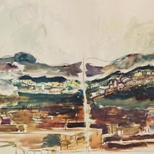 Joseph Zaritsky Tel Aviv 1936 Original Lithograph | Museum Vintage ...