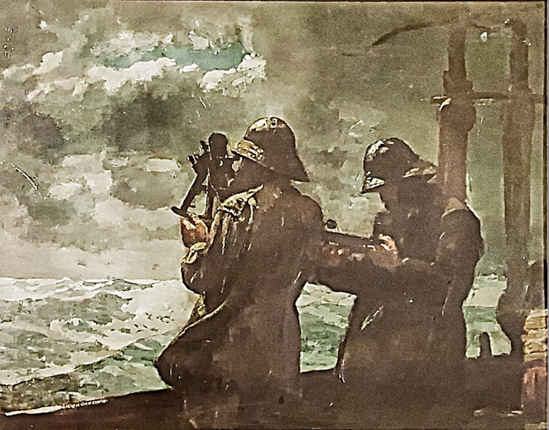 Winslow Homer Eight Bells 1887 Original Photogravure - Etsy