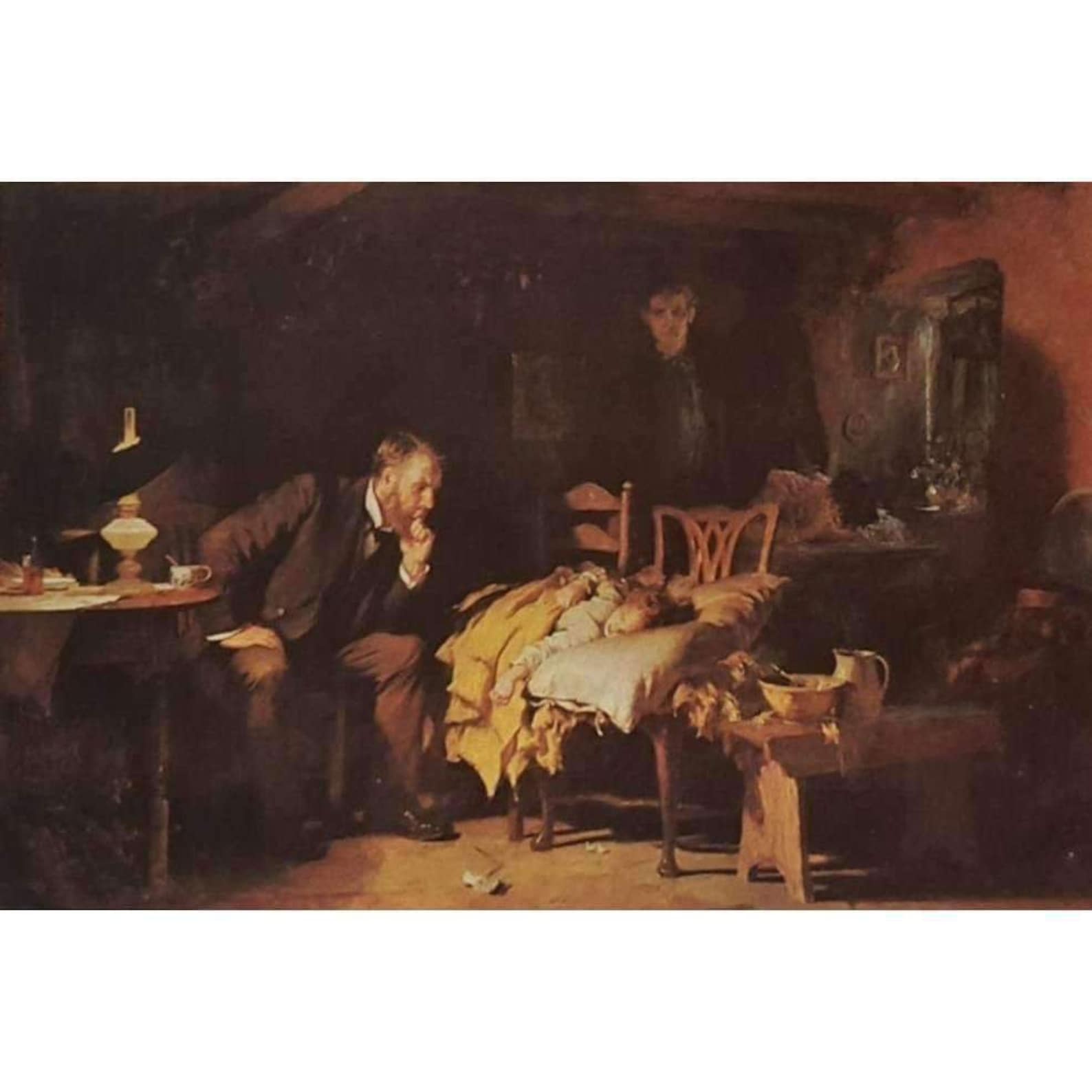 Luke Fildes the Doctor 1891 Vintage Lithograph - Etsy