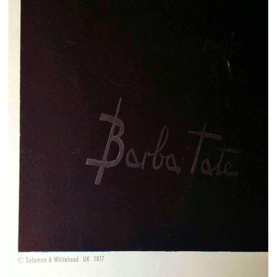 Barbara Tate Moon Goddess 1977 Original Lithograph | Museum Vintage ...