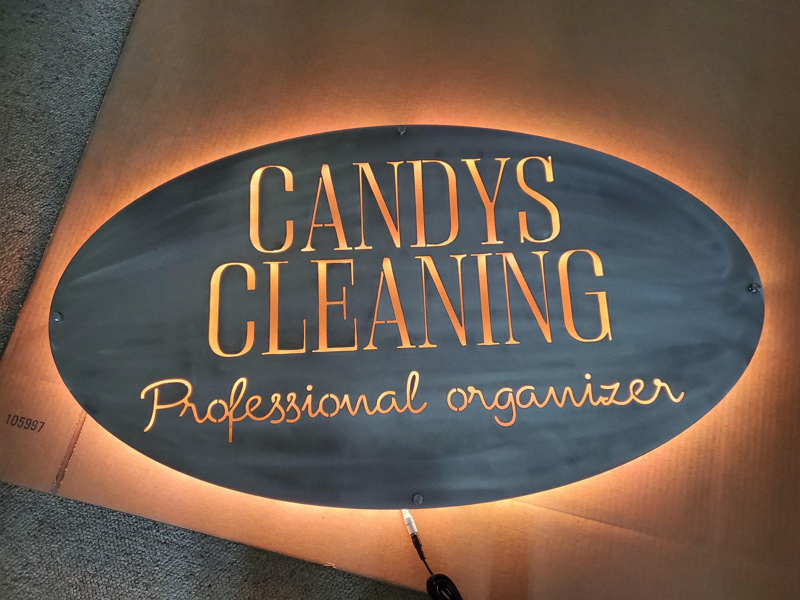 CUSTOM LED Backlit Metal Sign Handmade in US Various Sizes - Etsy