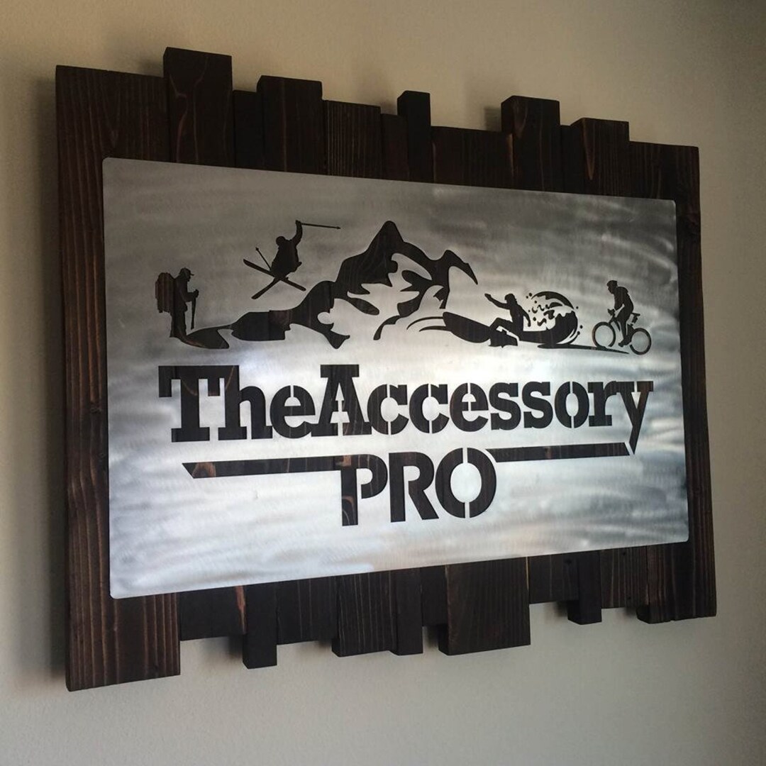 Custom Metal Business Sign: Personalized 3x3' Man Cave Decor - Etsy