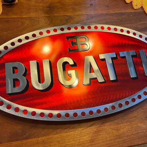 Bugatti Sign - Etsy