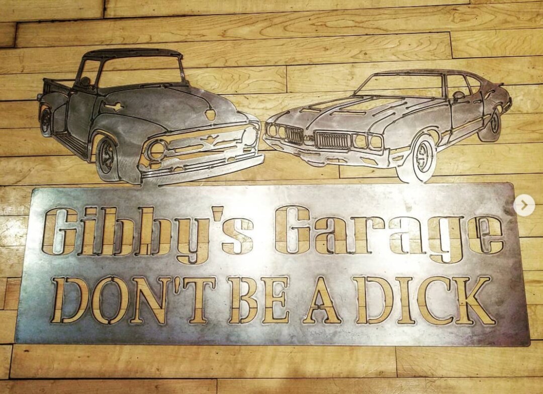 CUSTOM Car, Motorcycle, Truck, Automobile Signage, Metal Art, Metal ...