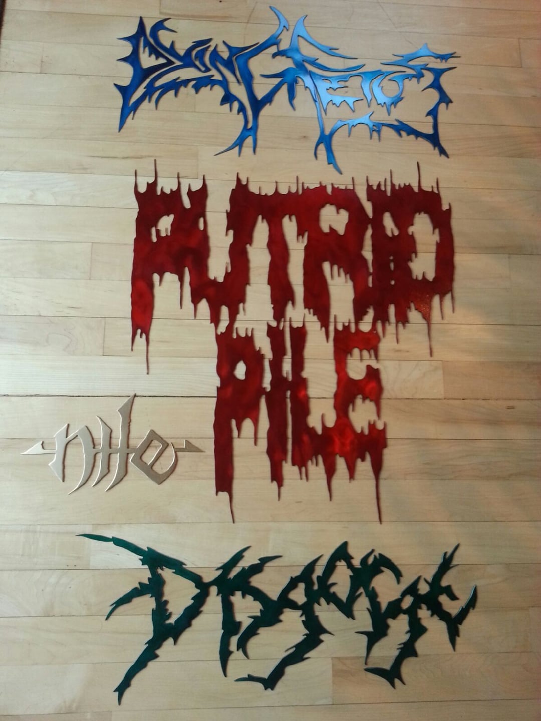 Custom Metal Band Sign: Ornate Heavy Metal Wall Art (24'') - Etsy