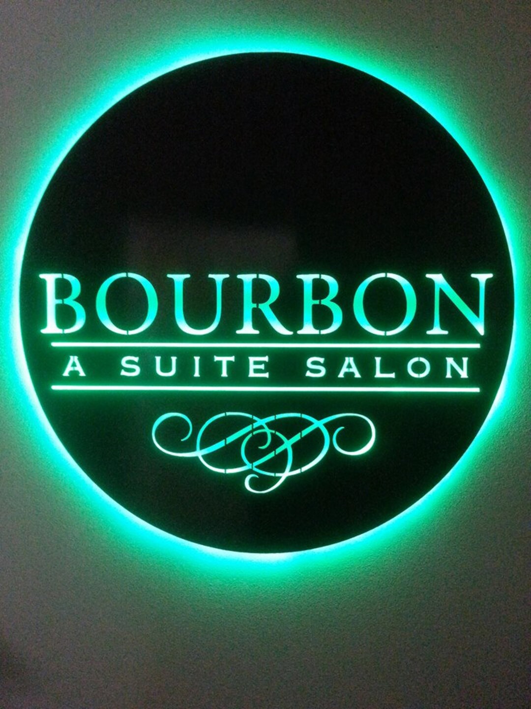 CUSTOM LED Backlit Metal Sign, Handmade in US, Various Sizes, Signage ...