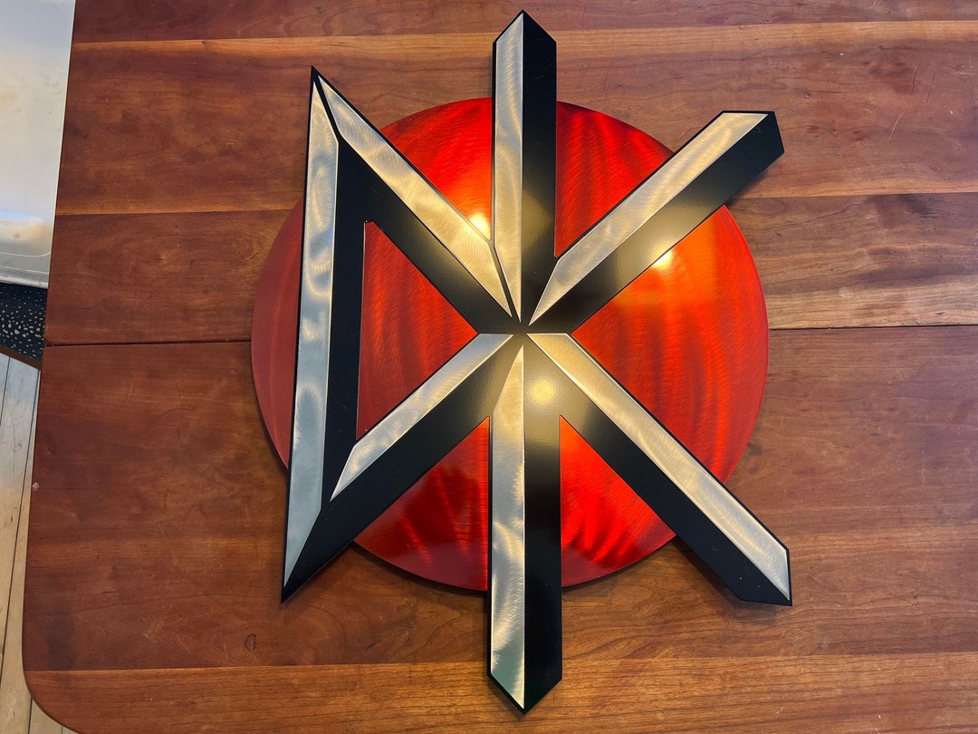 DK Dead Kennedys Inspired Tribute Sign, Layered Metal Art Sign ...