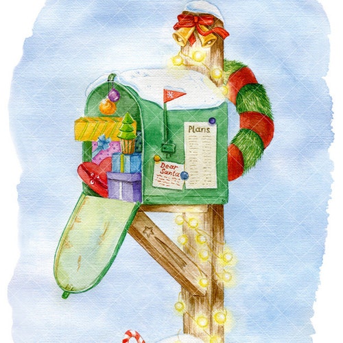 Mailbox Clipart Mail Box Clip Art Post Office Postal Service | Etsy