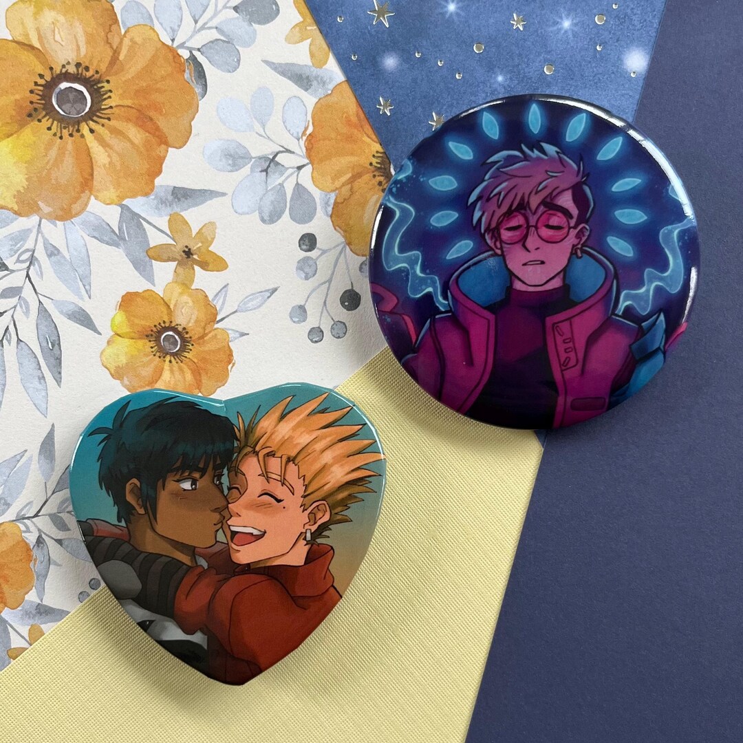 Trigun Buttons - Etsy