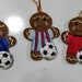Gingerbread Footballers in Range of Team Colours. - Etsy UK