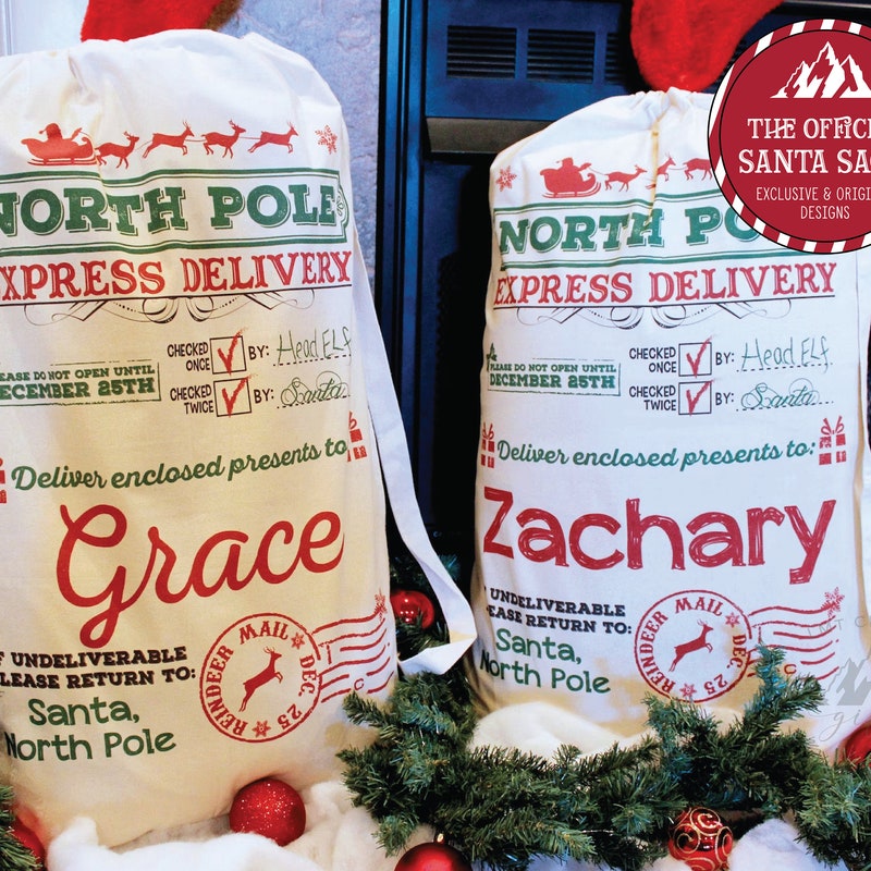 Extra Large Santa Sack - Etsy