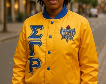 Sigma Gamma Rho Custom Satin Line Jacket - Etsy