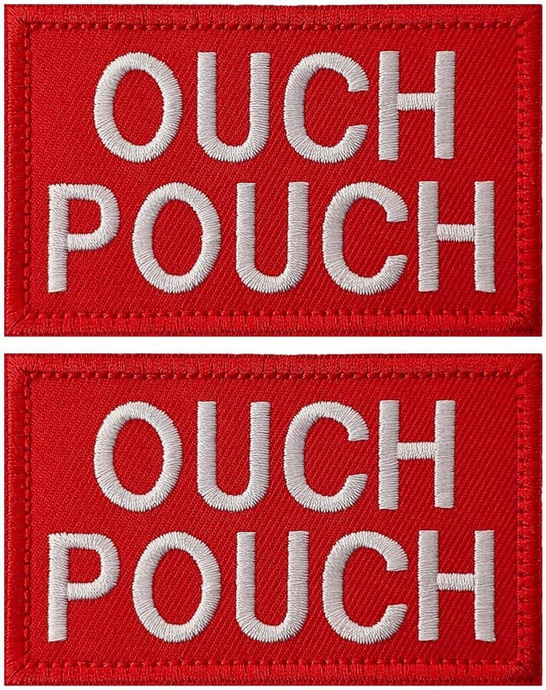 Ouch Pouch Patch, First Aid Morale Patch Perfect for Tactical Hook and Loop EMT Patches 2 Packs ...