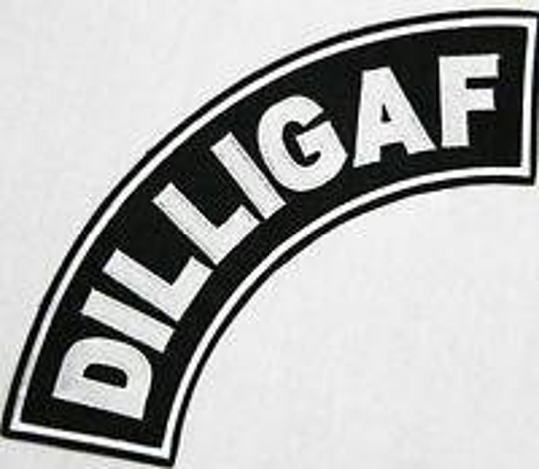 DILLIGAF Patch Rocker Per Moto Biker Gilet Giacca taglia 11 x - Etsy Italia