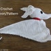 Crochet PATTERN Zero the Ghost Dog Blanket Inspired by the Movie ...