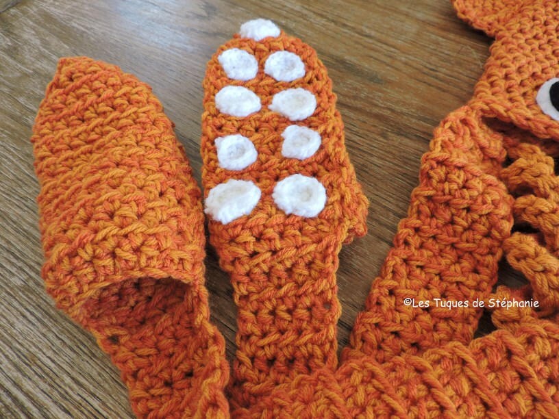 Crochet PATTERN Squid Scoodie, Hat Scarf Mittens, Squid Crochet Pattern ...