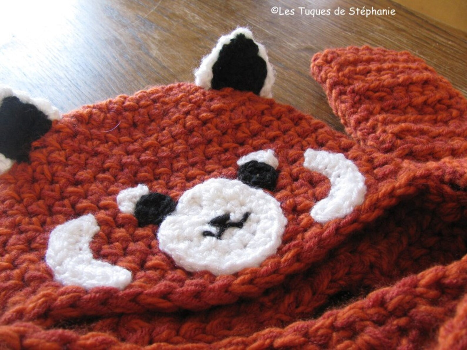 Crochet PATTERN Red Panda Scoodie for Lovers of Pandas and - Etsy