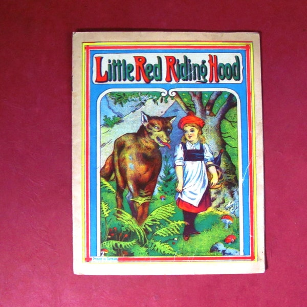 Little Red Riding Hood Antique Book - Etsy