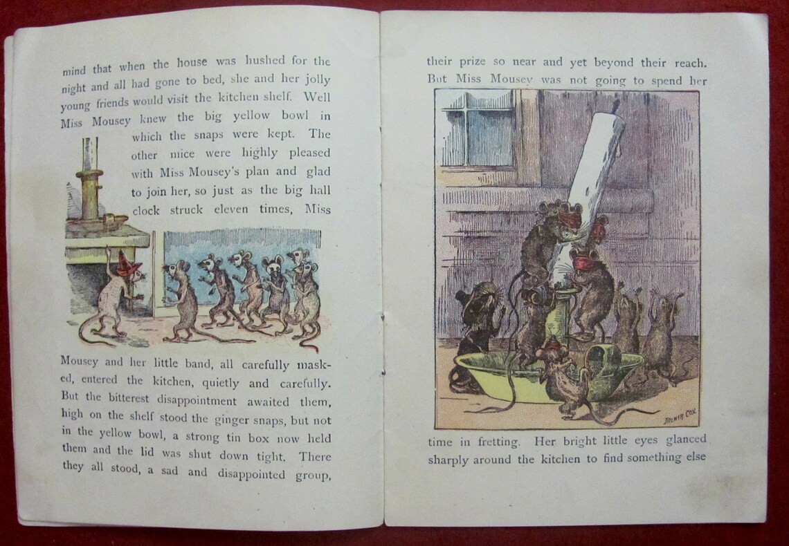 Merry Mice by E. Veale the Fairy Tales Illustrations by Palmer | Etsy