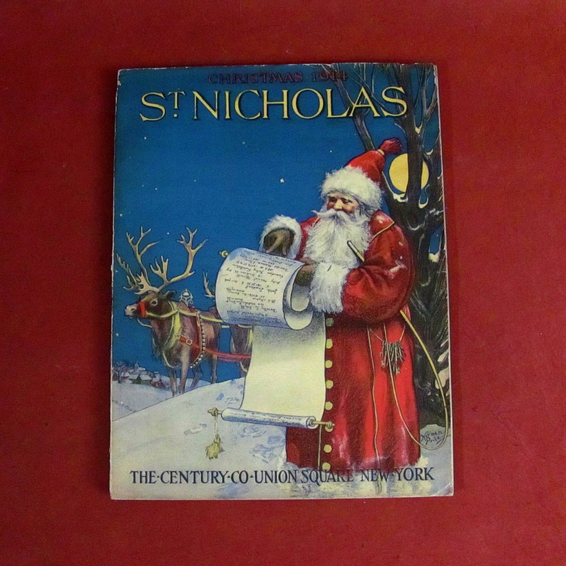 St Nicholas Magazine Christmas 1914 Publishes by the Century Company NY ...
