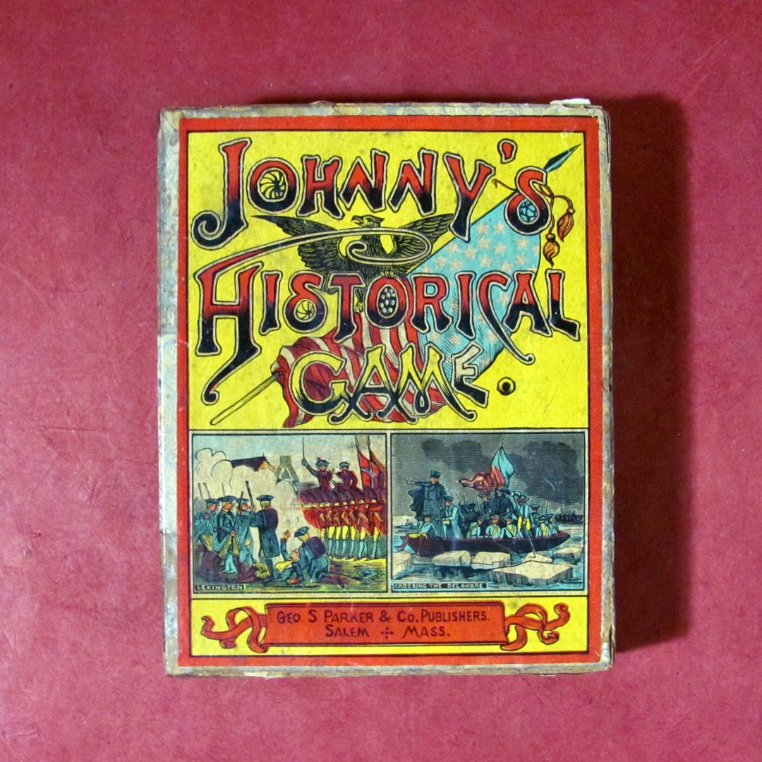 Johnny's Historical Game by Parker Brothers Salem MA - Etsy