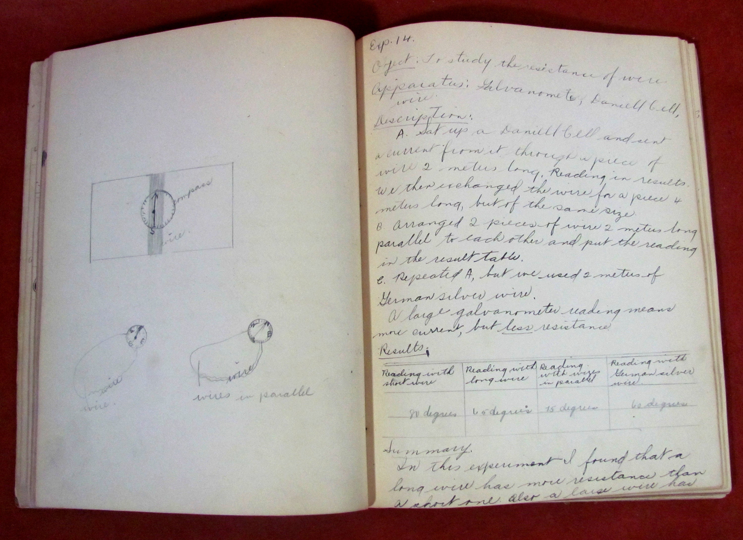 Antique Science Handwritten Notebook Belonging to Student | Etsy