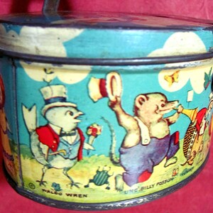 Antique Peter Rabbit Candy Tin by Tindeco Company Colorful Lithographs ...