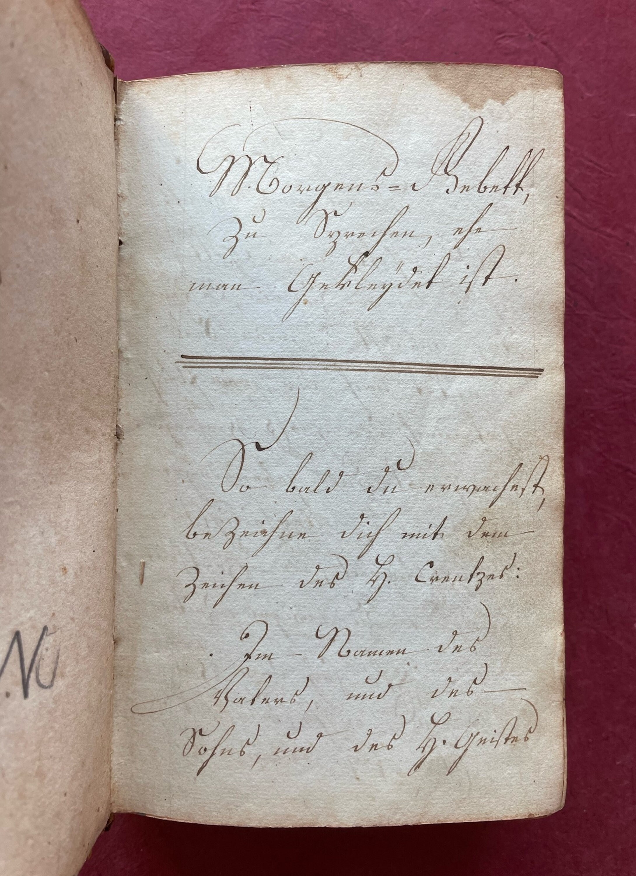 1832 Handwritten Prayer Book German Catholic A Wedding Gift From ...