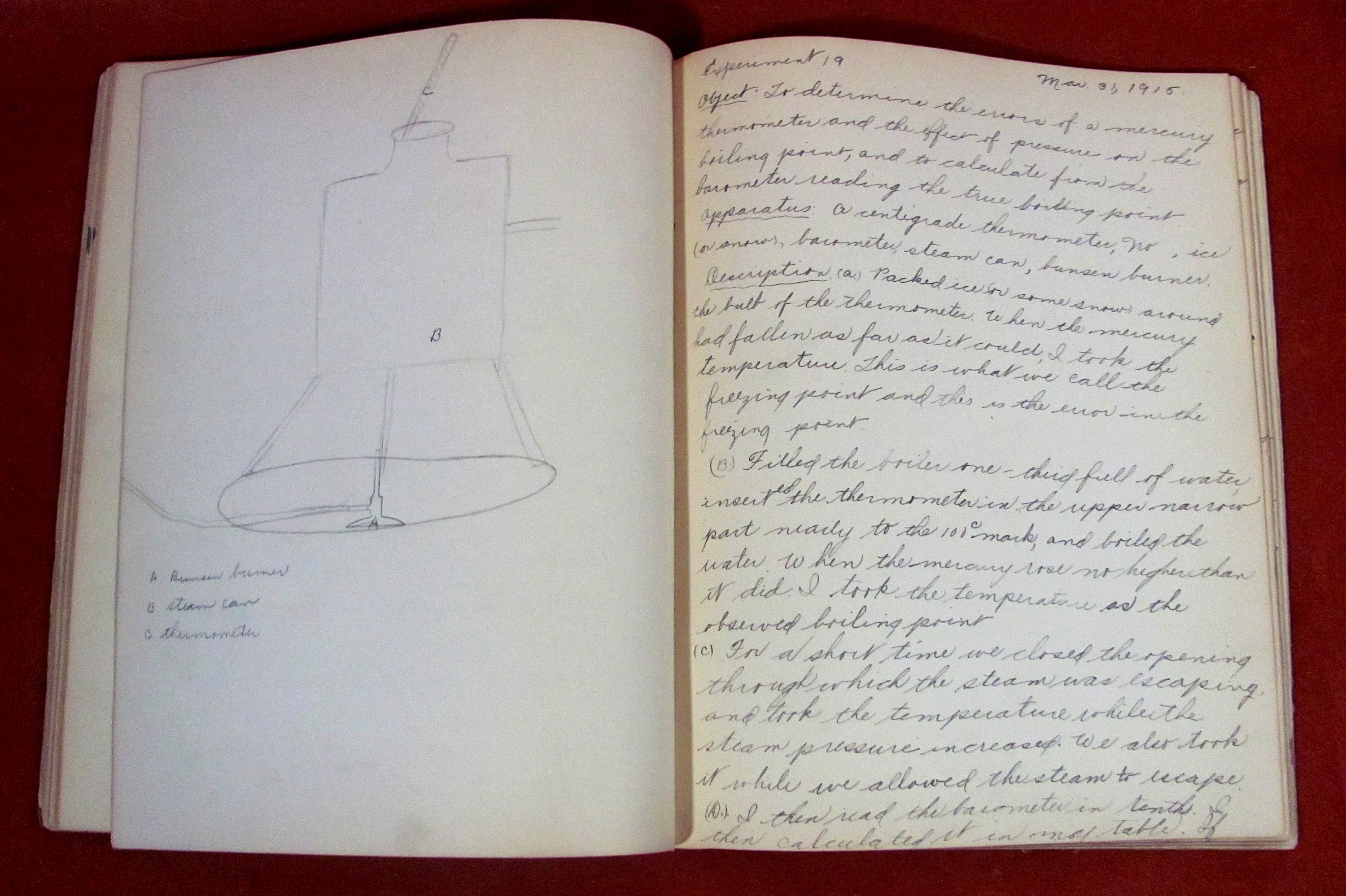 Antique Science Handwritten Notebook Belonging to Student | Etsy