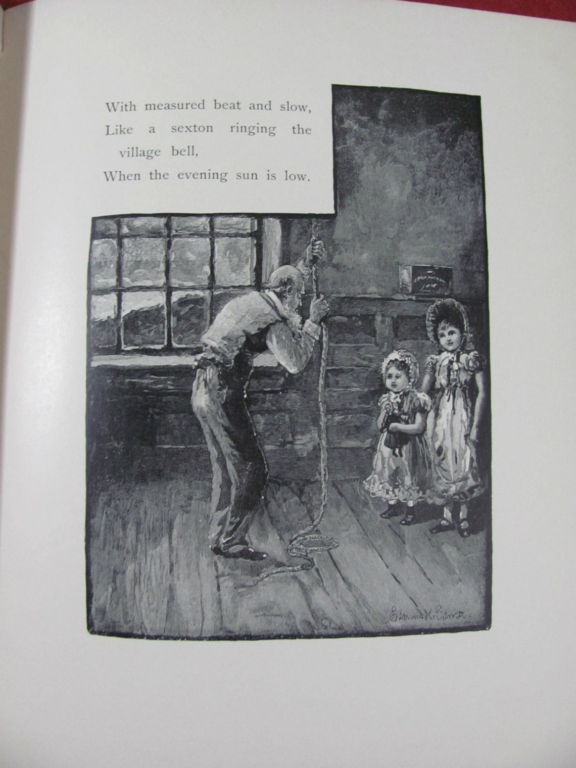 The Village Blacksmith by Henry Wadsworth Longfellow Black & | Etsy