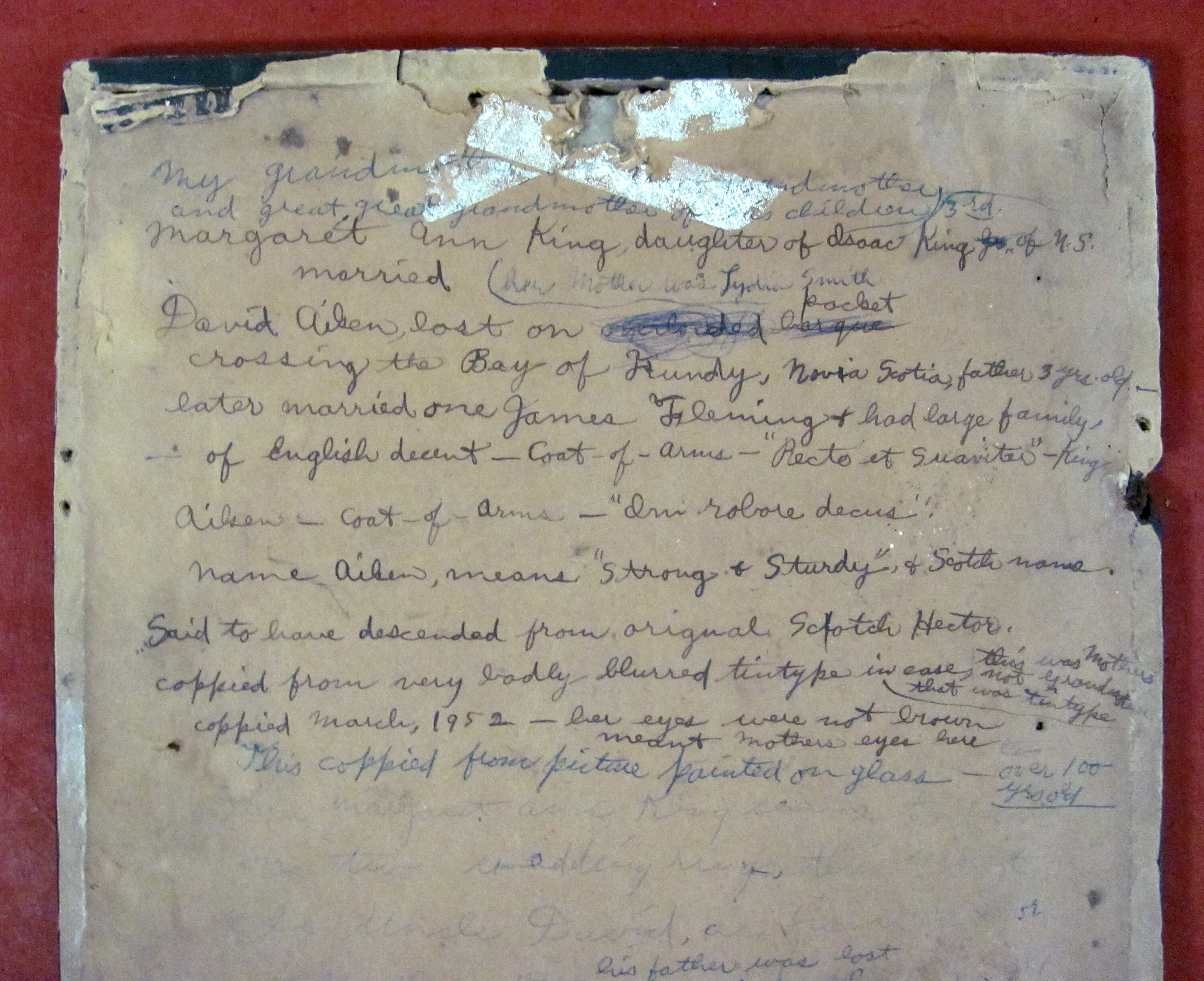 Issac King Genealogy & Photograph Family Tree Nova Scotia and - Etsy UK