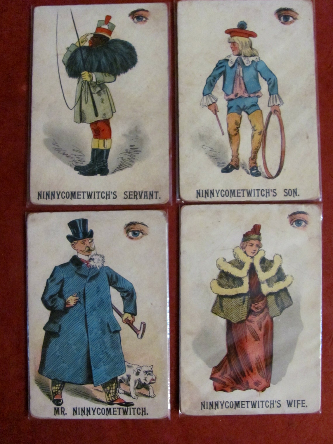 Antique the Dr. Busby Game Cards Collection of 14 Cards | Etsy