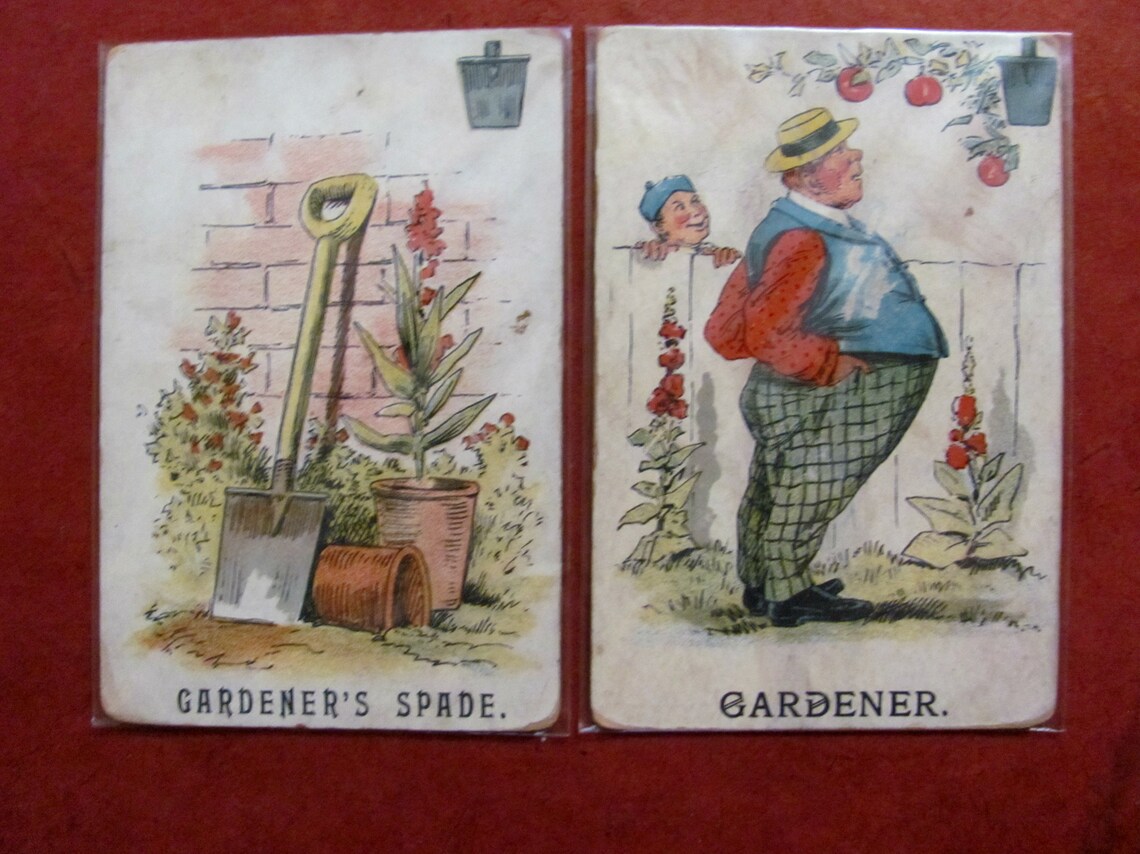 Antique the Dr. Busby Game Cards Collection of 14 Cards | Etsy