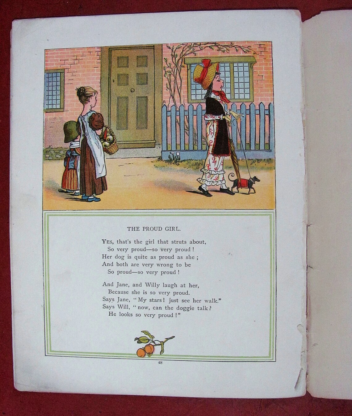 The Proud Girl With Other Pictures and Rhymes for Children | Etsy