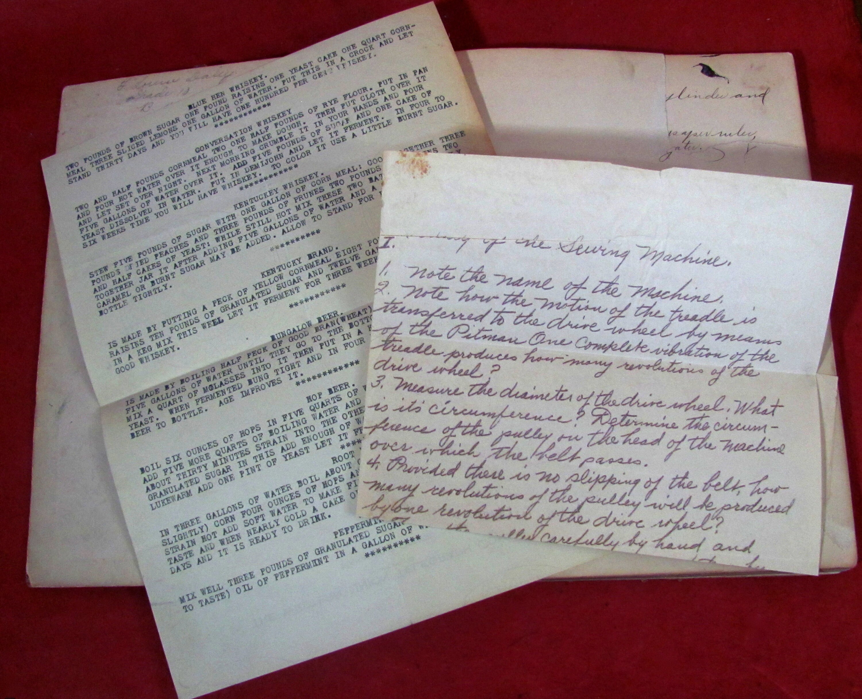 Antique Science Handwritten Notebook Belonging to Student | Etsy
