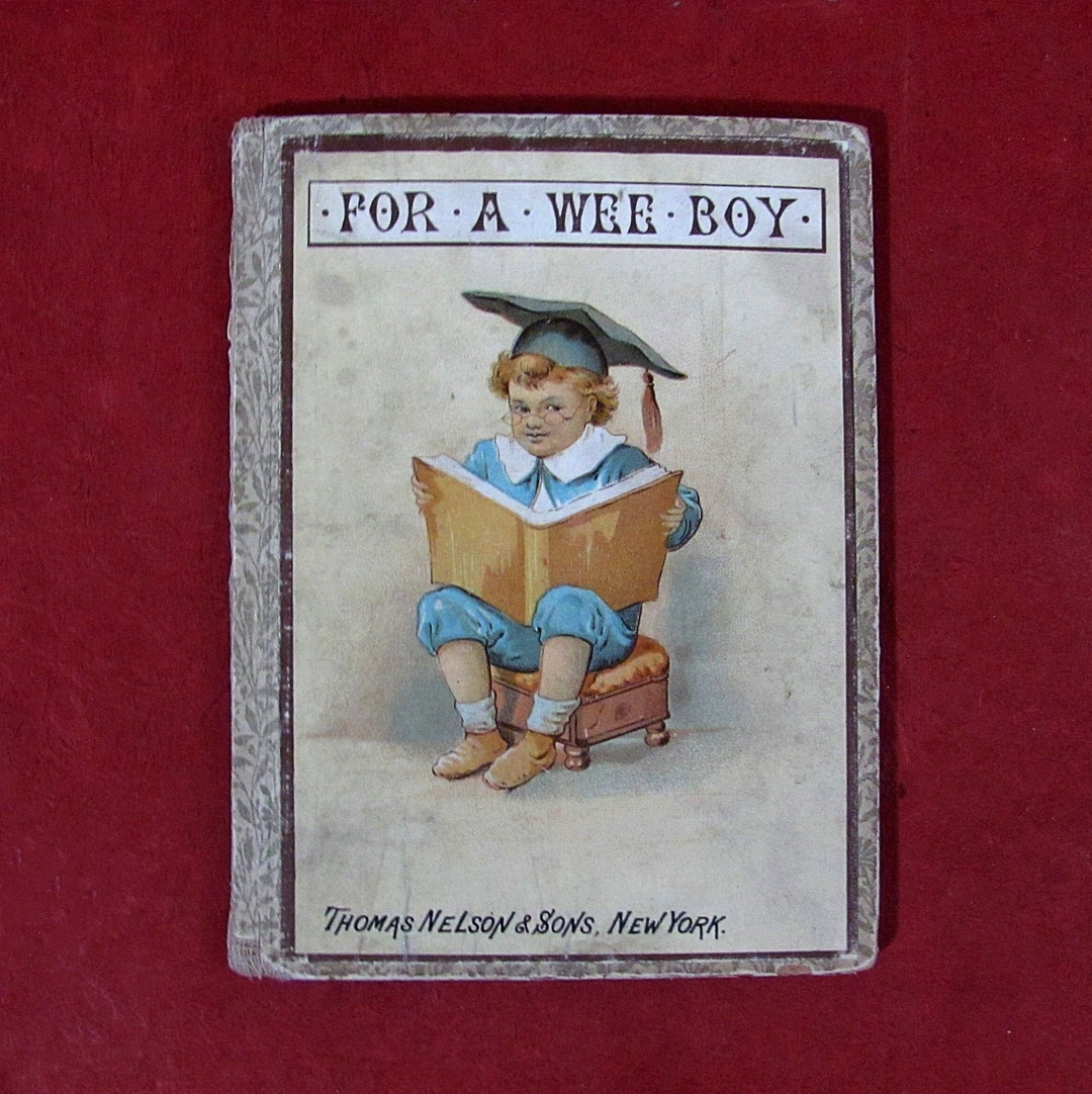 For A Wee Boy Published by Thomas Nelson & Sons NY Late 19th Century ...