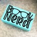 Book Nerd Mini Wood Block Sign I Mini Sign I Tiered Tray Decor - Etsy