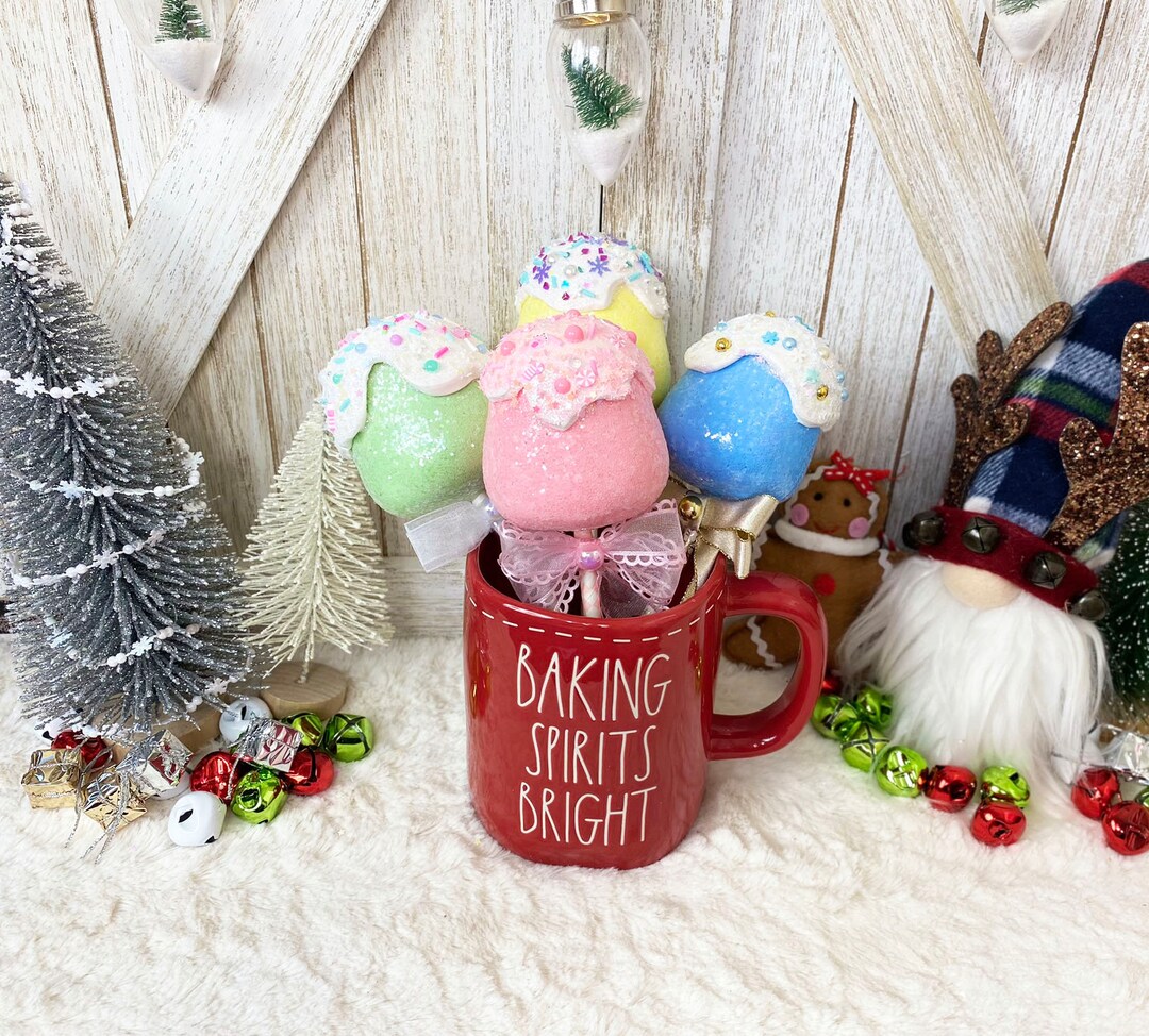 Fake Gumdrop Lollipops / Fake Christmas Candy / Faux Suckers / Tiered ...